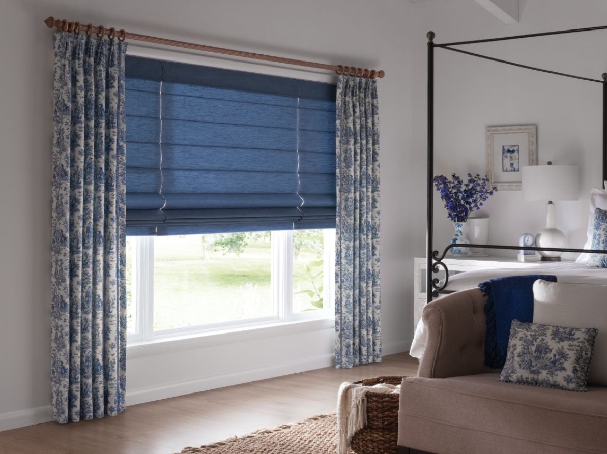 blue-roman-shade – Ecolux Shading Systems